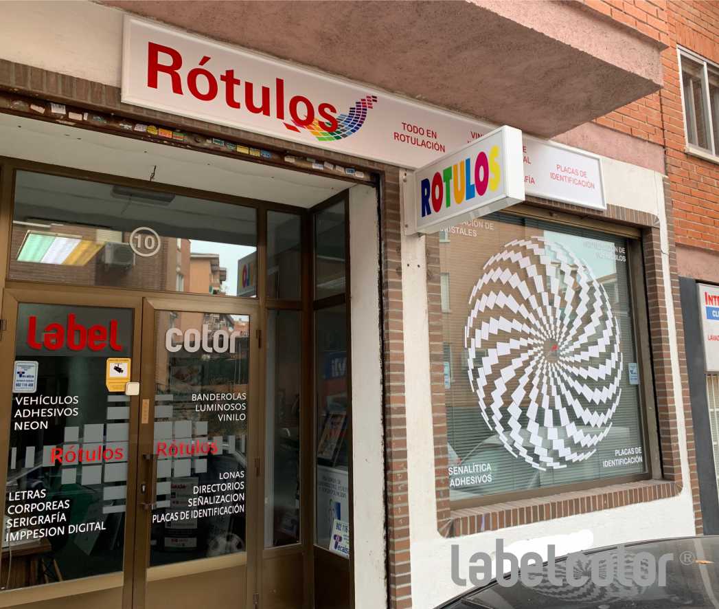 Rotulación de escaparates - Placas de identificación y rótulos: Labelcolor
