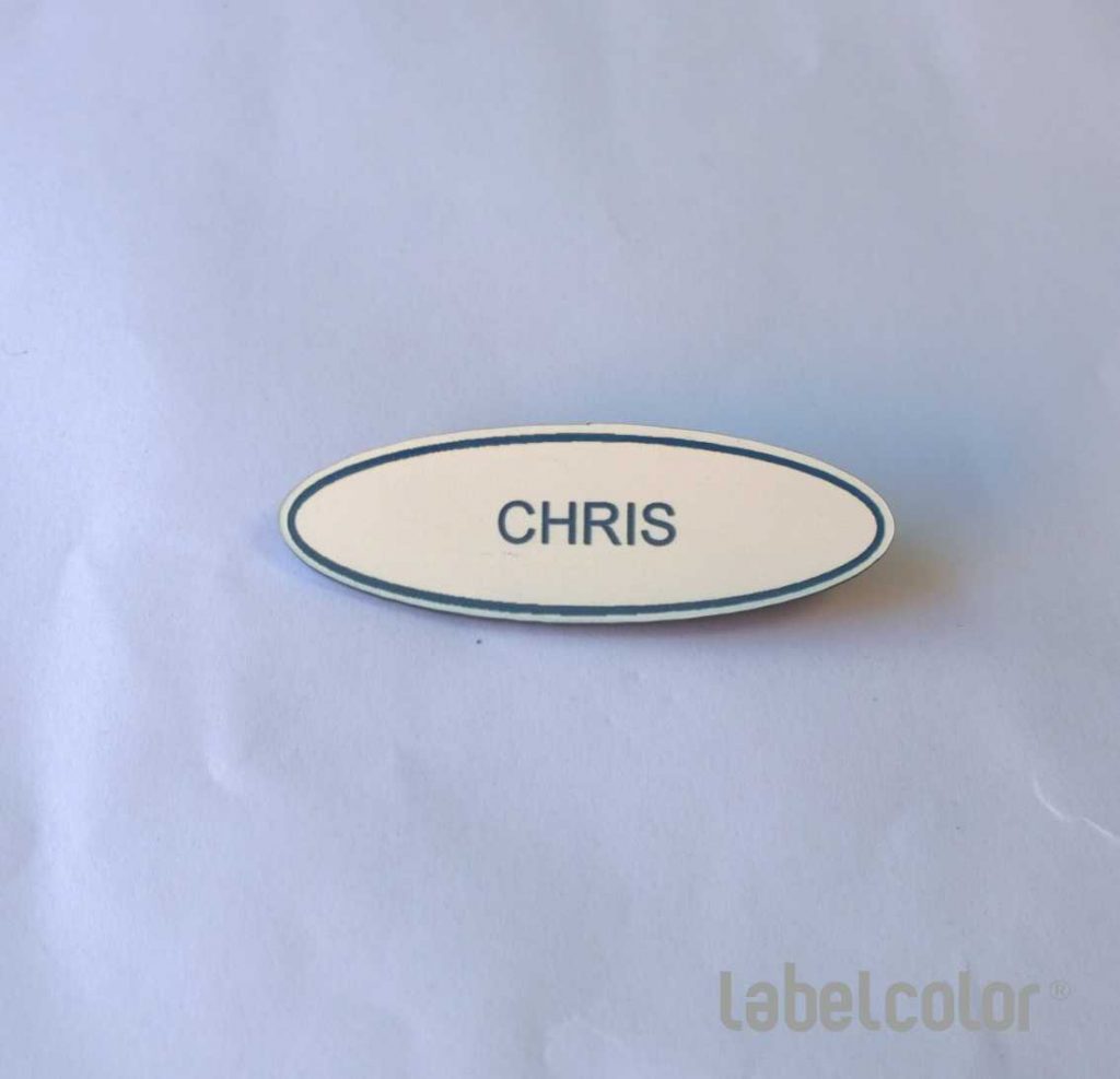 Identificador ovalado - Placas de identificación y rótulos: Labelcolor