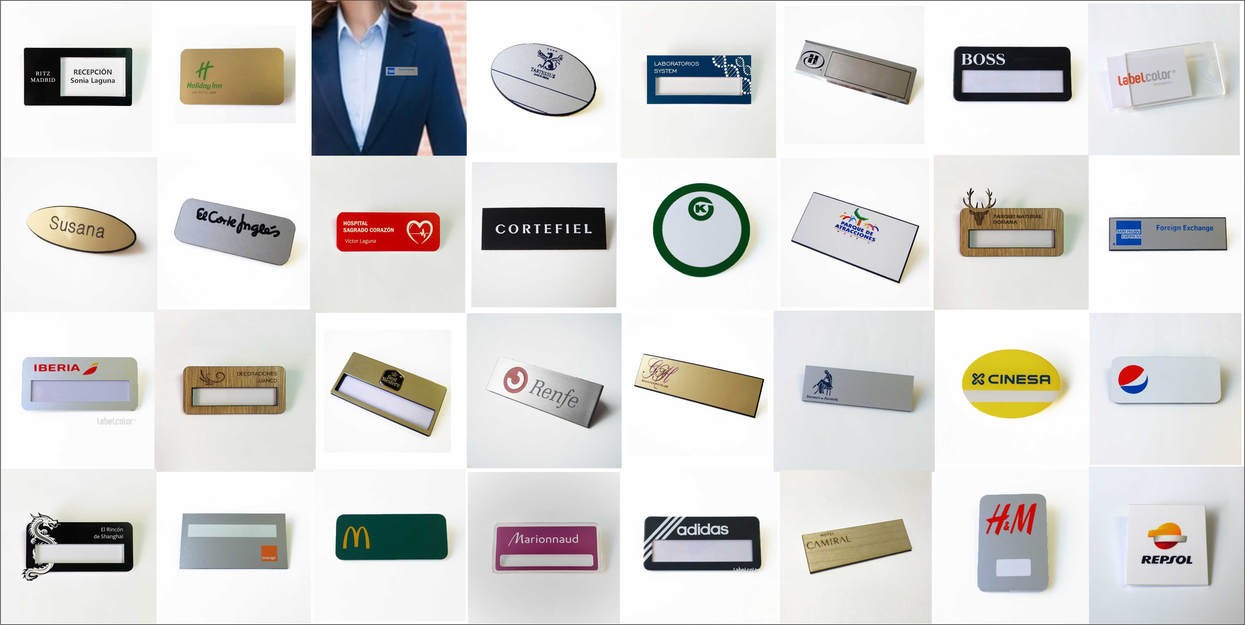 Identificadores personales para hoteles - Placas de identificación y ...